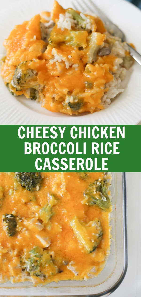 Cheesy Chicken Broccoli Rice Casserole - Quick Weeknight Meals
